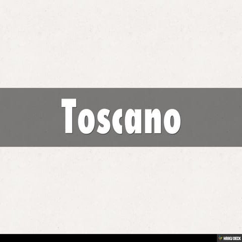 Toscano | PDF
