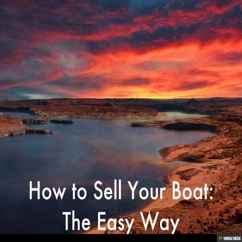 How to Sell Your Boat | PDF