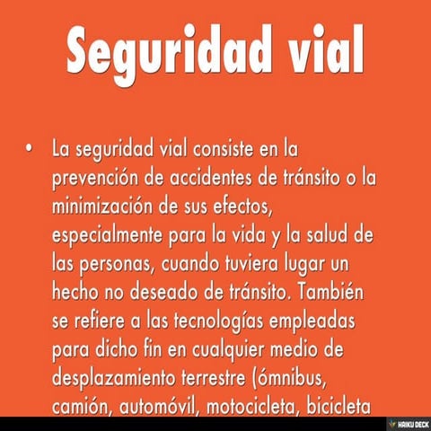 Seguridad vial | PDF