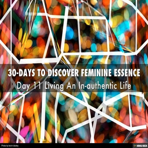 30-DAYS TO DISCOVER FEMININE ESSENCE | PPT