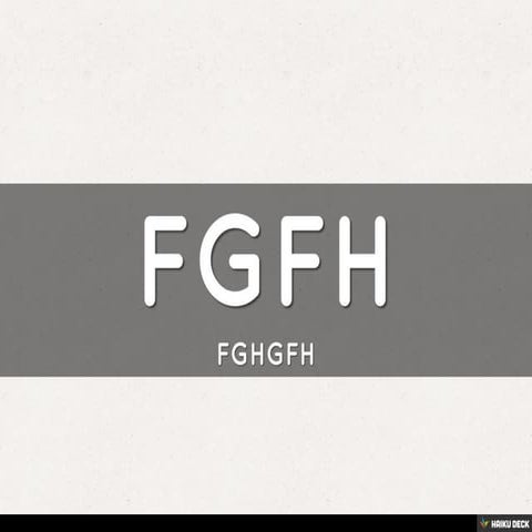 FGFH | PPT