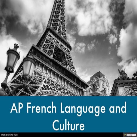 AP French Language and Culture | PDF | Photography | Arts and Crafts