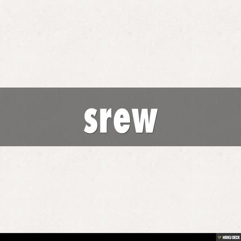srew | PDF