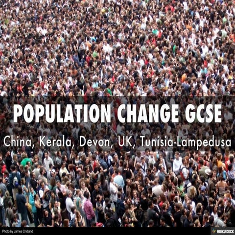 POPULATION CHANGE GCSE | PDF