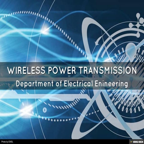 WIRELESS POWER TRANSMISSION | PPT