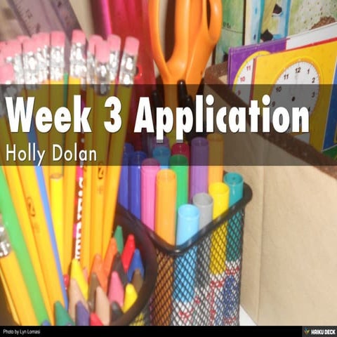 Week 3 Application | PPT