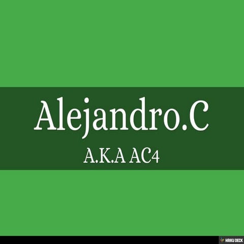 Alejandro.C | PPT
