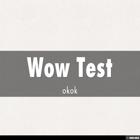Wow Test | PDF | Poetry | Books and Literature
