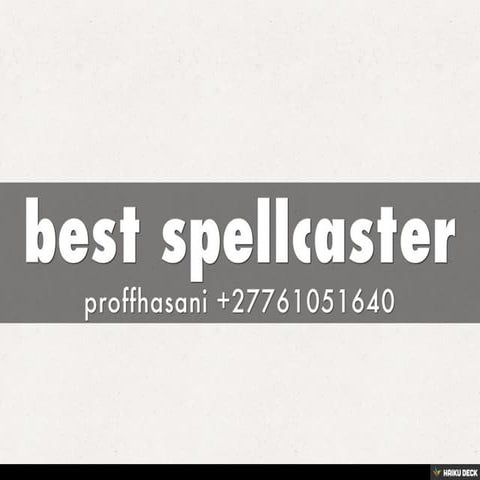best spellcaster | PPT