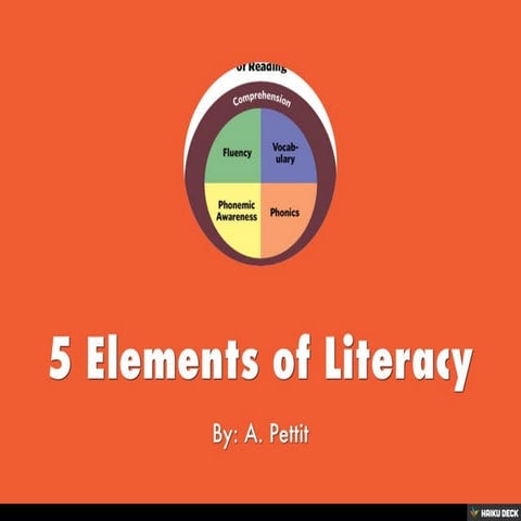 5 Elements of Literacy | PDF