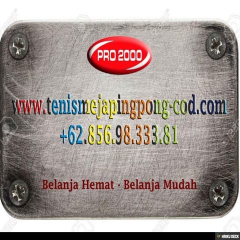 08569833381 meja tenis meja murah waterproof | PDF