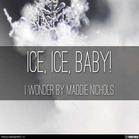 ICE, ICE, baby! | PPT