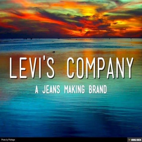Levi's Company | PPT