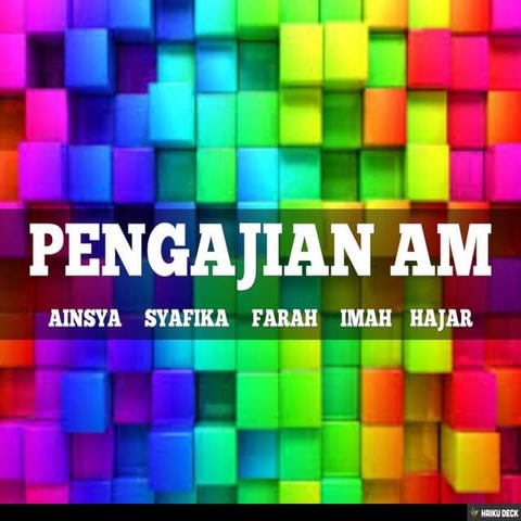 PENGAJIAN AM | PDF