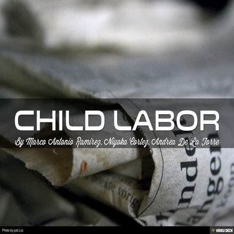 Child Labor | PDF