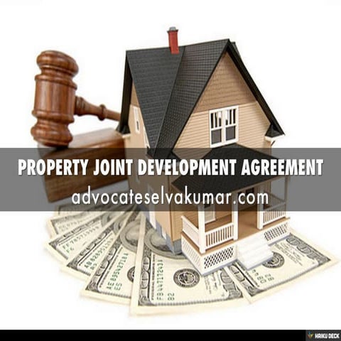 PROPERTY JOINT DEVELOPMENT AGREEMENT | PDF