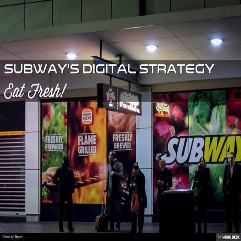 Subway's Digital Strategy | PDF