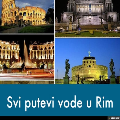 Svi putevi vode u Rim | PPT