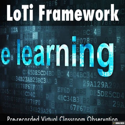 LoTi Framework | PPT