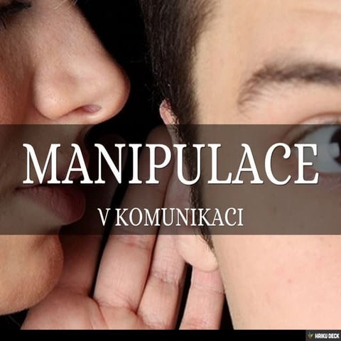 Manipulace | PDF