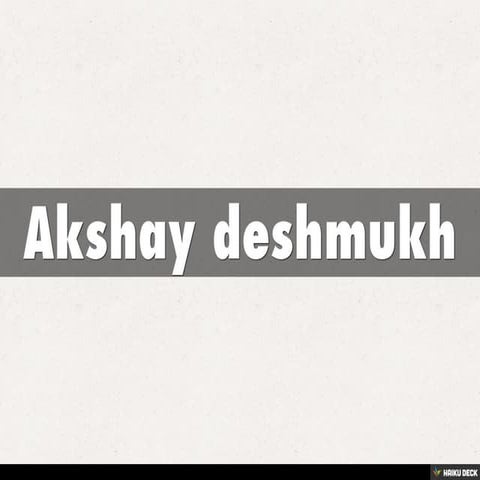Akshay Deshmukh 2297