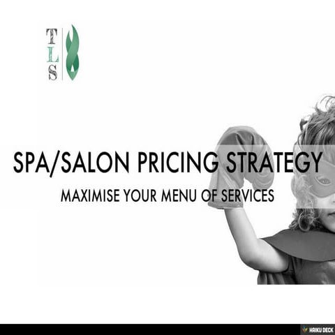 SPA INDUSTRY PRICING STRATEGY | PPT
