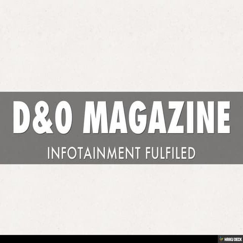 D&0 MAGAZINE | PPT