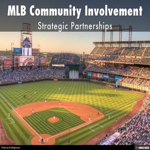 MLB Community Involvement | PDF | Baseball | Sports