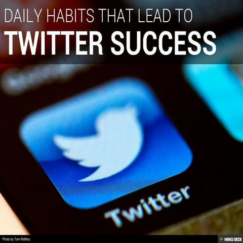 Daily Habits that Lead to Twitter Success | PDF