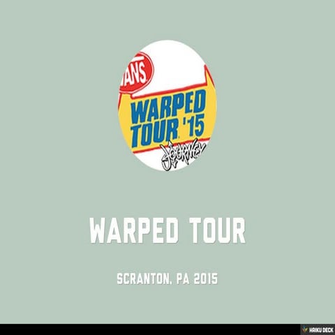 Warped tour | PDF