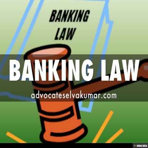 BANKING LAW | PDF