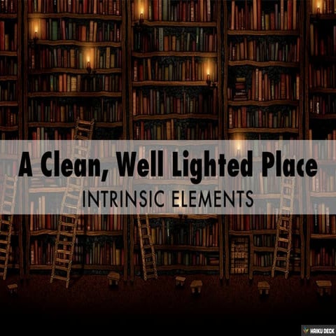 A Clean, Well Lighted Place | PDF