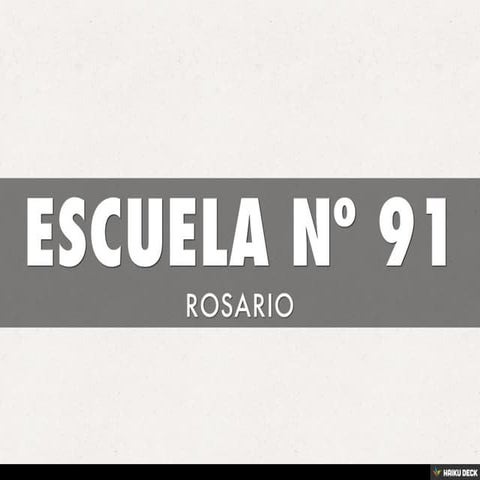 ESCUELA Nº 91 | PDF