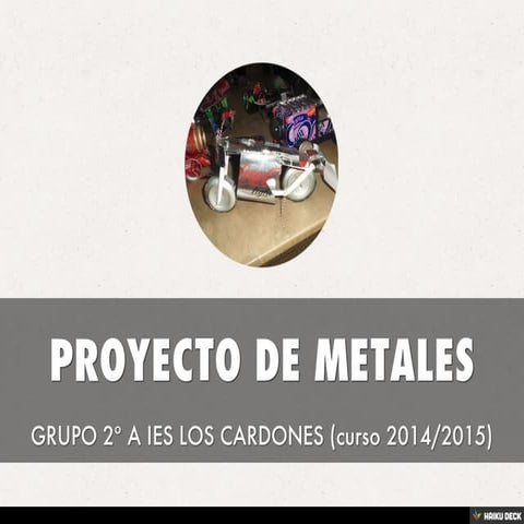 PROYECTO DE METALES | PPT