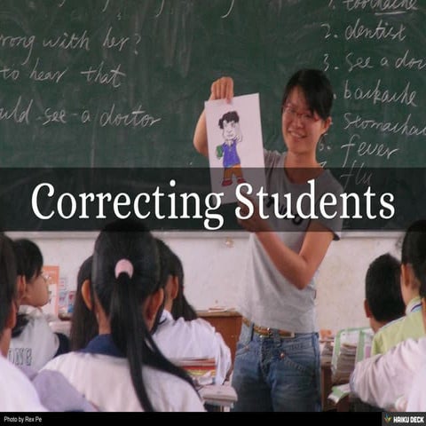 Correcting Students | PDF