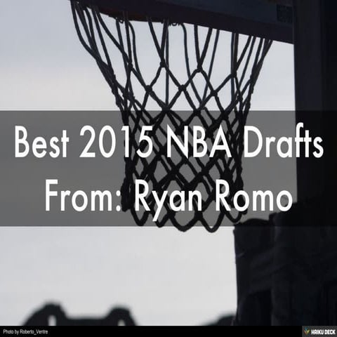 Best 2015 NBA Drafts | PPT