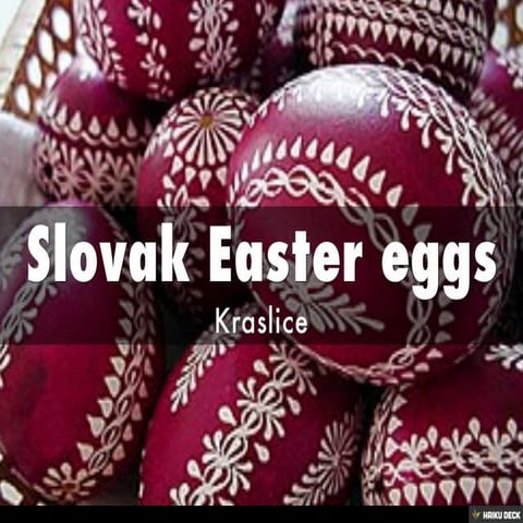 Slovak Easter eggs | PPT