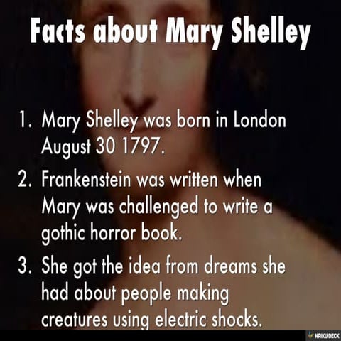 Facts about Mary Shelley | PPT