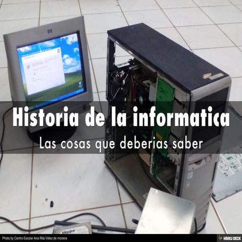 Historia de la informatica | PDF