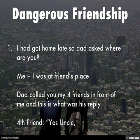 Dangerous Friendship | PDF
