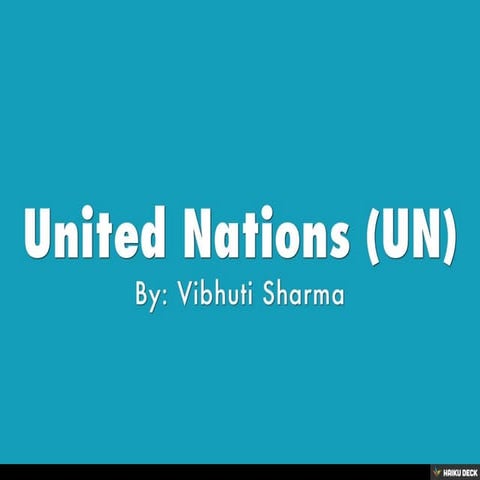United Nations | PDF