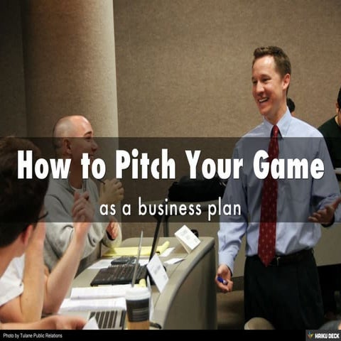 How to Pitch Your Game | PPT