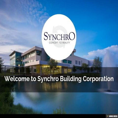 Welcome to Synchro Building Corporation | PDF