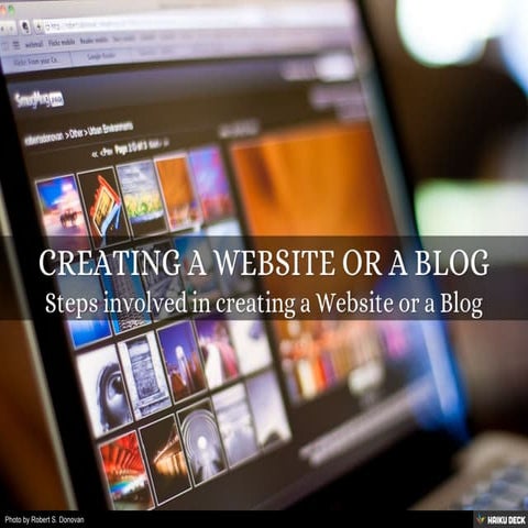 Creating a Website or Blog | PPT