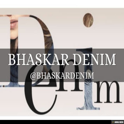 Bhaskar Denim | PDF