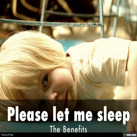 Please Let Me SLEEP | PPT