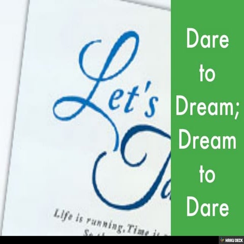 Power Of Dream | PPT