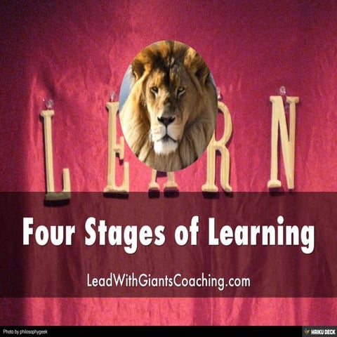 Four Stages of Learning | PPT