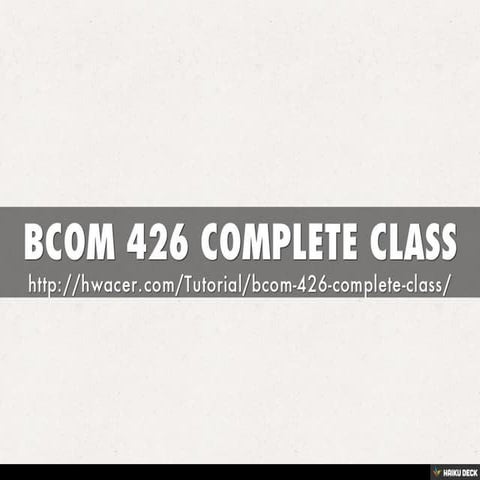 BIS 219 COMPLETE CLASS | PDF
