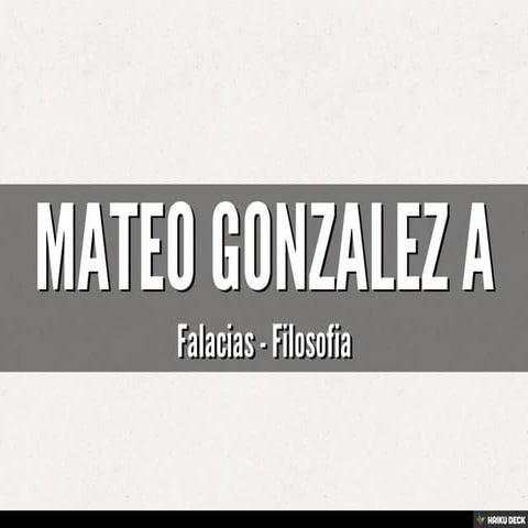 Mateo Gonzalez A | PDF